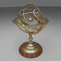 Normal Globe and glowing - Other decorative objects - 3D model