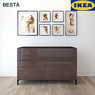 Nightstand IKEA Lennart - Sideboard & Chest of drawer - 3D model