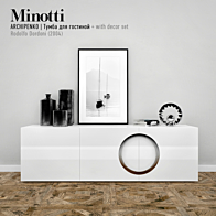 Minotti Archipenko Unit - Sideboard & Chest of drawer - 3D model