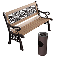 Rock bench - Urban environment - 3D model