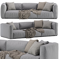 Poliform Shangai sofa - Sofa - 3D model
