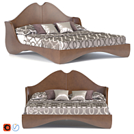 Bedroom set_Turri - Bed - 3D model