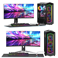 MSI Gaming Set 2 - PC & other electronics - 3D model