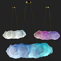LED Cloud - Pendant light - 3D model