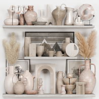 Decorative set in a rustic style - Decorative set - 3D model