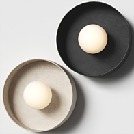 Ceramic Disc Orb Surface Mount - Wall light - 3D model