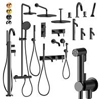 Fantini taps and showers set 5. Nostromo - Faucet - 3D model