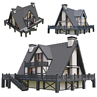 forest house VOL01 - Building - 3D model
