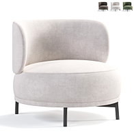 AKIKO Lounge By Gallotti&Radice - Arm chair - 3D model