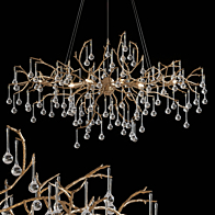 Serip Lotus Bijout Chandelier - 3 types - Pendant light - 3D model