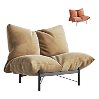 Armchair ELLI by Baxter - Arm chair - 3D model