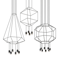 Vibia Wireflow 0299 - Pendant light - 3D model