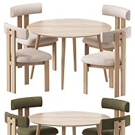 Kitchenette Wossner Salita - Table + Chair - 3D model