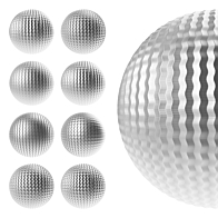 Embossed Sheets Set 001 - Metal - 3D model