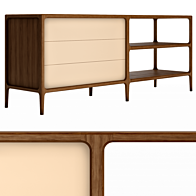 Sideboard Flexform Jeremy - Sideboard & Chest of drawer - 3D model