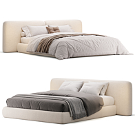 Bloom bed Ego Bonaldo - Bed - 3D model