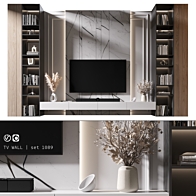 TW Wall 04 - TV Wall - 3D model