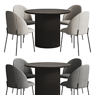 Kitchenette Wossner Salita - Table + Chair - 3D model
