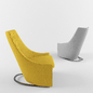 NAGI CHAIR by VICCARBE - Arm chair - 3D model