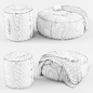 Poof 3 - Other soft seating - 3D model