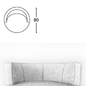 Saba Italia, Chance - Arm chair - 3D model