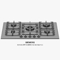 Siemens EP7A6QB90 5 Burner Gas Hob - Kitchen appliance - 3D model