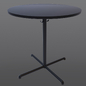 Anthracite Table Ikea - Table - 3D model