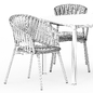 PIPER 030 table, PIPER 120, 221, 022, 122 by Roda - Table + Chair - 3D ...