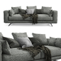Flexform Sofa Campiello - Sofa - 3D model