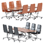 Wilkhahn logon table & sola chair - Office furniture - 3D model