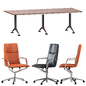 Wilkhahn logon table & sola chair - Office furniture - 3D model