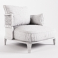 Rattan Sofa GTV Promenade Lounge - Arm chair - 3D model