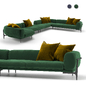 Modular sofa OBLO from Natuzzi Italia - Sofa - 3D model