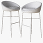 bloom bar stool parla - Chair - 3D model