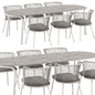 Roberti Charme dining set - Table + Chair - 3D model
