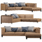 Apulo Sofa by Natuzzi - Sofa - 3D model
