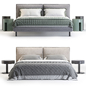 Meridiani Oliver Bed - Bed - 3D model