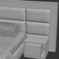 Visionnaire Aubade Bed - Bed - 3D model