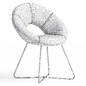 Coomer Upholstered Barrel Chair - Chair - 3D model