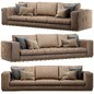 Laskasas CHARLIE 3 seater - Sofa - 3D model