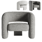 Barkley OM - Arm chair - 3D model