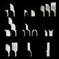 Muqarnas Basic Units Constructor - Decorative plaster - 3D model