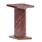 Cb2 I Beam Red Marble Side Table - Table - 3D model