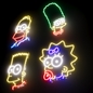 Neon Simpsons Family - Neon - 3D model