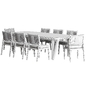 Roc Outdoor Dining Table And Chairs - Table + Chair - 3D model