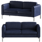 Sofa Kinsey-2 Land Black - Sofa - 3D model