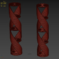 DNA Whole Twist Shelves - Rack - 3D model
