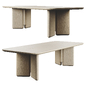 Collection Particuliere TAMI Dining Table - Table - 3D model