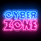 Cyber Zone Neon Sign - Neon - 3D model