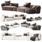 Modular sofa Fabro 3 - Sofa - 3D model